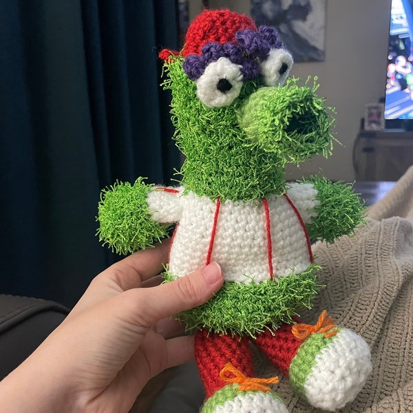 Philadelphia Phillies Phanatic Inspired - Learn How to Crochet ...