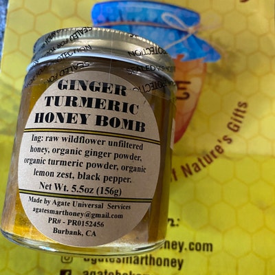 Ginger Turmeric Honey Bomb 16oz. - Etsy