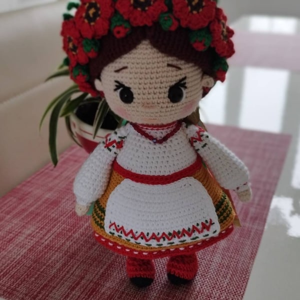 Crochet Pattern PDF. Amigurumi Toys Patterns. Ukrainian Doll Crochet ...