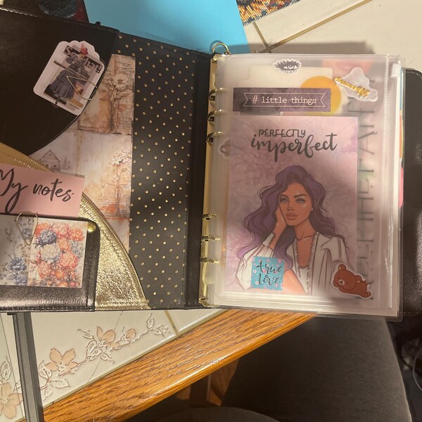 Blue A5 Planner Cover / A5 Planner Binder / Personalized Binder A5 ...