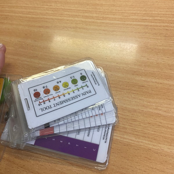 Adult Vital Signs & Pain Assessment Nursing Reference Cards, Adult ...