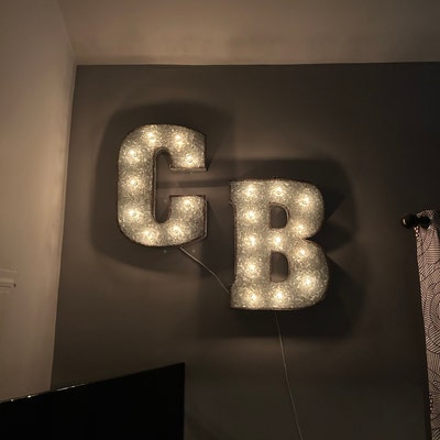 Metal Marquee BAR Plug in Letters 7 Sign Decor - Etsy