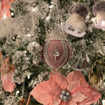 Luxury Christmas Baubles Xmas Velvet Bulbs Royal Crown - Etsy