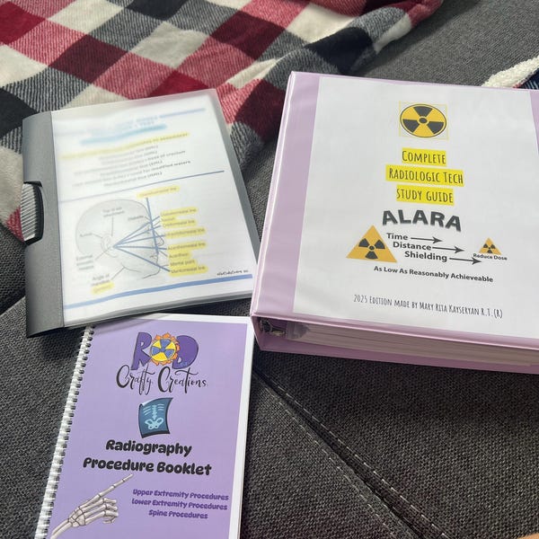 2025 Complete Radiologic Technologist Study Guide Bundle - Binder ...