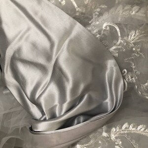 Beautiful Blushing Pink Satin Dress With Deluxe Ivory Lace Overlay ...