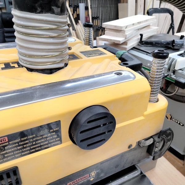 4" to 2-1/4" Shop Vacuum Adapter - Compatible With Dewalt DW735 Planer ...