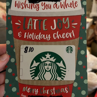 PRINTABLE Wishing You a Whole LATTE Joy & Holiday Cheer Merry Christmas ...