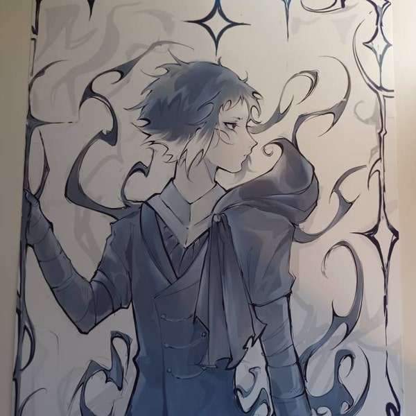Knight Akutagawa Ryuunosuke 8.5x11” Print - Etsy