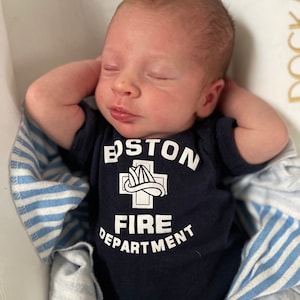 Boston Fire Leather Patch Hat - Etsy