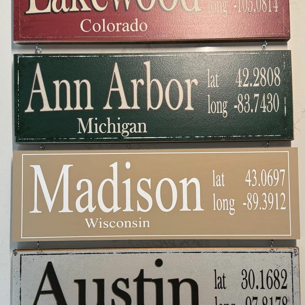 GPS Sign | Lat Long Sign | Latitude Longitude Sign | Coordinate Sign ...