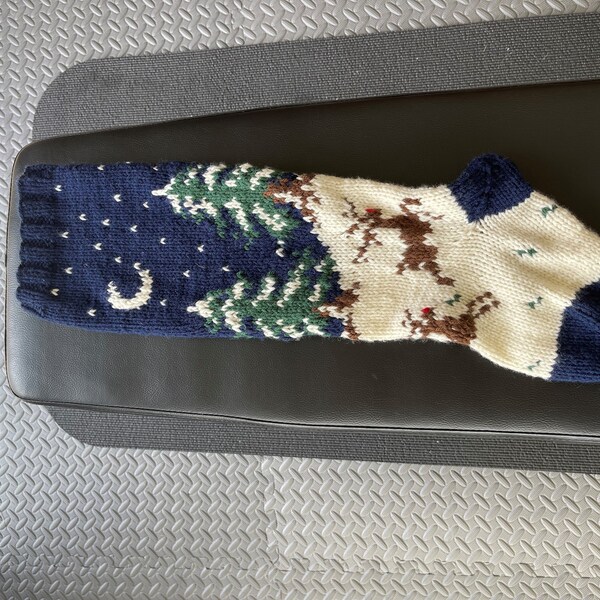 Knit Christmas Stocking Patterns, Christmas Stocking Pattern, Village ...