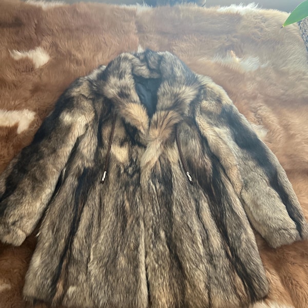 Prestigious Dark Brown Mink Jacket With Belt, Small Size Mink Jacket ...