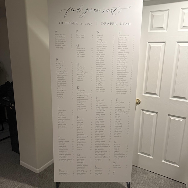 Black and White Wedding Welcome Sign Stand, Metal Easel Event Color ...