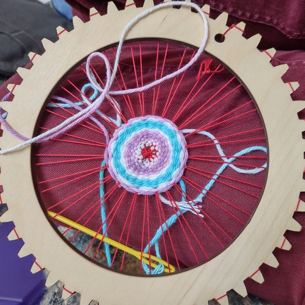 3 Pack of Circle Looms - Wooden Looms, Weaving Frames, Round Looms ...