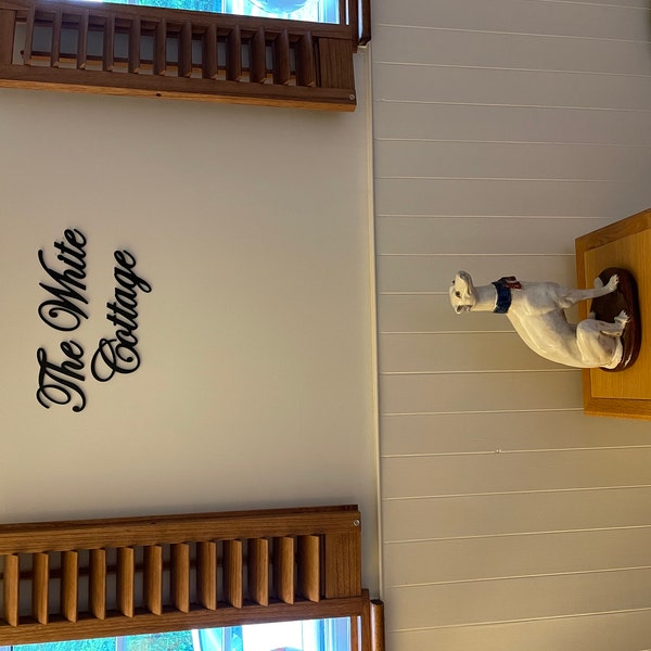 Script Address Sign Metal,script House Numbers,custom House Numbers ...