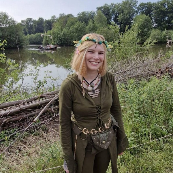 Enchanted Fairy Dress – Renaissance Dress Elven Cloak – Medieval ...