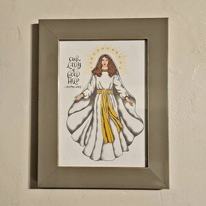 PRINTABLE Our Lady of Champion, Catholic Paper Goods, Marian Apparition, Virgin Mary, Catholic ...