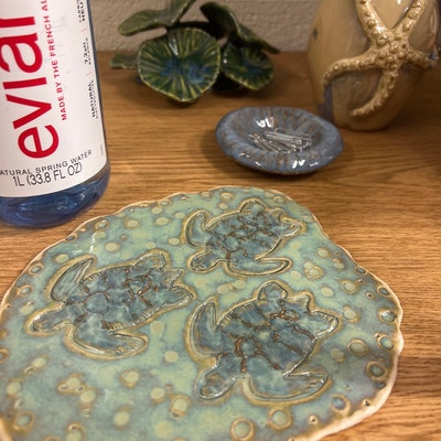 Handmade Starfish Ceramic Wall Hanging Tree Ornament, Ocean Sea Star ...