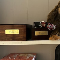 Rosewood Pet Urn- Hand Carved - Etsy