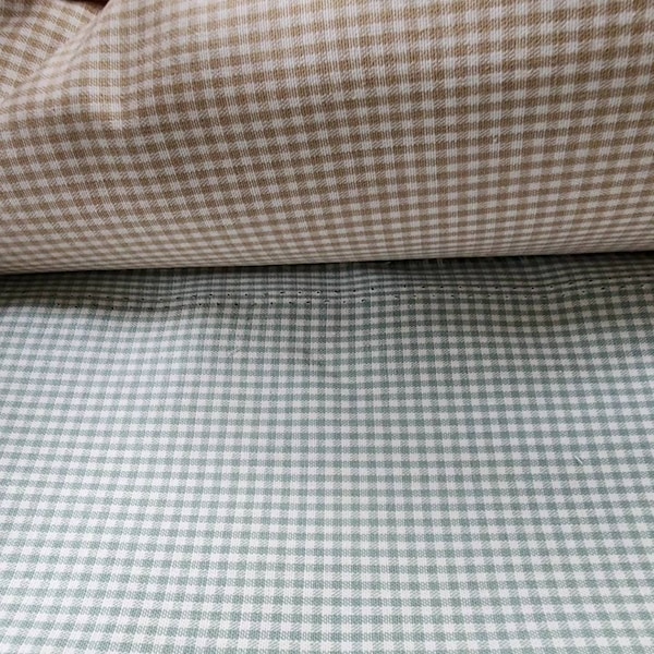 Premium Quality Cotton Fabric by the Yard Yarn Dyed Check Fabric 63 ...