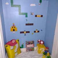 Mario Scene Set SVG, EPS, PNG, Dfx Cut Files for Use With Silhouette ...