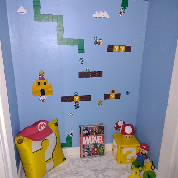 Mario Scene Set (SVG, EPS, PNG, Dfx) Cut Files for Use With Silhouette ...