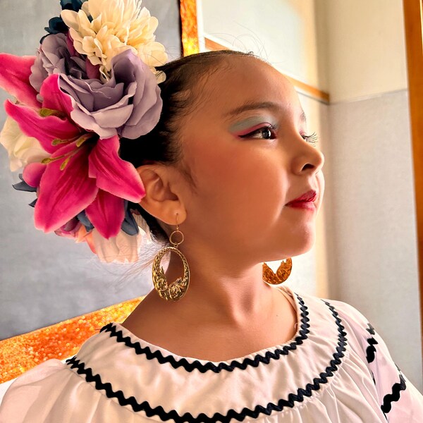 Custom Folklorico Headpiece, Mexican Braid, , Folklorico Braid, Trenza ...