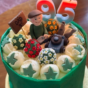 Handmade Edible Sugar Lady Baker Fondant Cake - Etsy UK