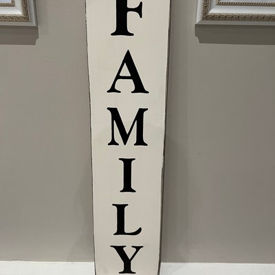 Primitive Family Hand Painted Vertical Sign With Color Options GCC7592 ...