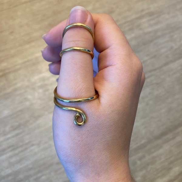 Arthritis Thumb MCP Splint Yellow Bronze, EDS Splint Ring - Etsy