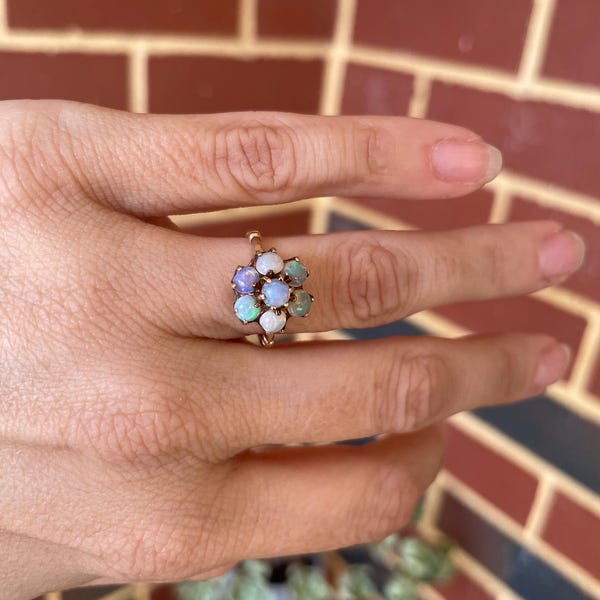 Art Deco Star Sapphire Diamond Platinum Ring - Etsy