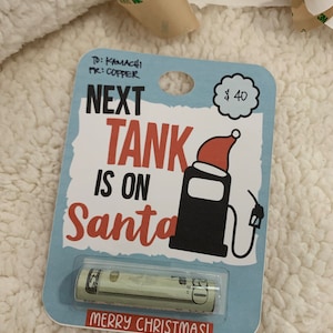 Gas Money Holder Cash Gift Card Fun Fuel Funds Creative Present Ideas ...