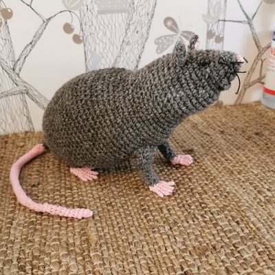Digital Crochet Pattern Realistic Rat - Etsy