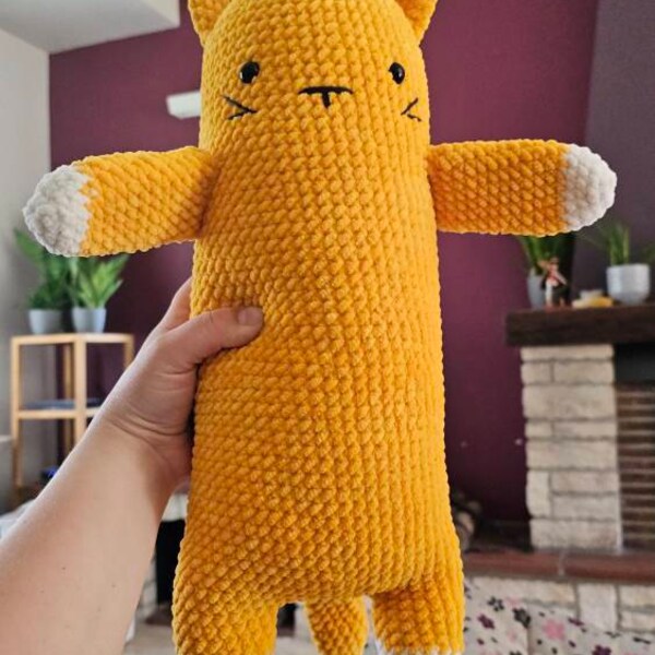 Big Long Cat Crochet Pattern. Create You Own Big Long Cat Amigurumi ...