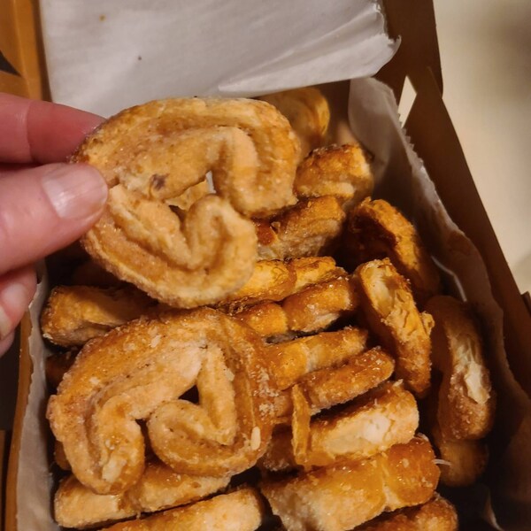 2 Dozen /24 Elephant Ears ,sweet Palmiers French Cookies, Sweet ...