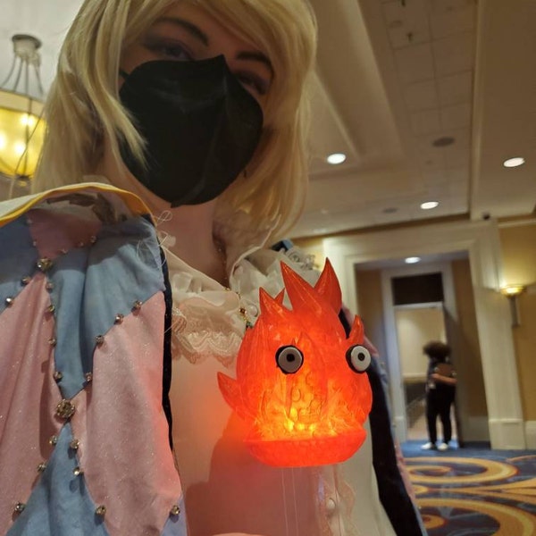 Floating Fireball Prop, Wearable Costume Flame, LARP Fire Elemental ...