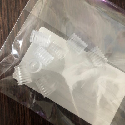 Ear Loop Adjusters, Clear Silicone Ear Loop Stopper for Face Masks ...