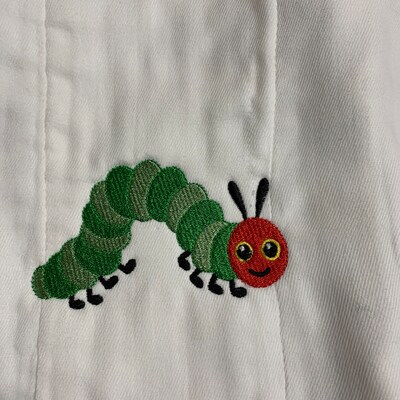 Caterpillar Machine Embroidery Design, Fill Stitch, Cute Caterpillar ...