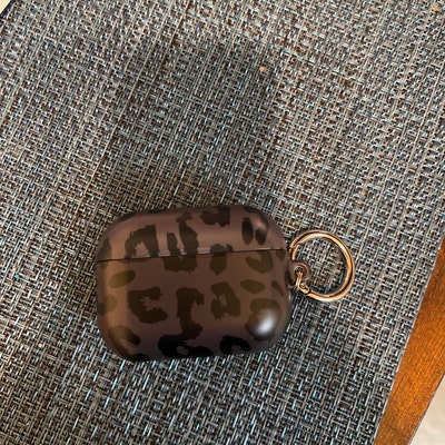 Black Cheetah Print AirPod Case for Airpods Pro Hard Cover With ...
