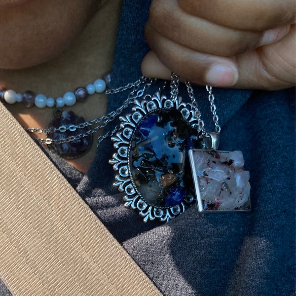 DESIGN Your Own AMULET -custom Order, Crystals, Jewelry, Necklace ...