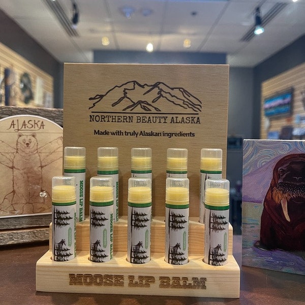 Modern Lip Balm Displays for Standard Sized Tubes & Jumbo Cardboard Tubes - 17 or 22 Mm Holes ...