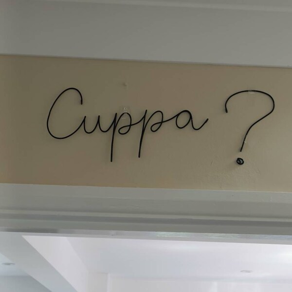 GOOD NIGHT Wire Word / Handmade Sign / Wall Wire Sign / Home Decor ...