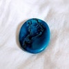 BLUE ONYX Worry Stone Natural Stone Hand Carved Gemstone Worry - Etsy