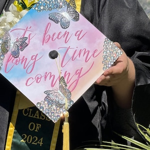 Pooh Graduation Cap PRINTED Grad Cap Design Winnie the Pooh Grad Gift ...