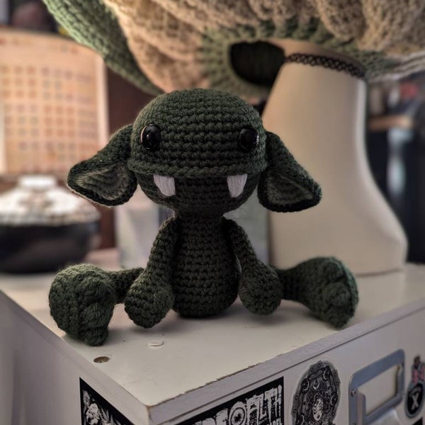 The Goblin Thing Crochet Pattern Pdf Mythical Creatures Crochet ...