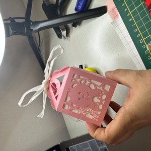 SVG Favor Box Baby Shower Cut Files Cricut Teddy Bear Gift Box Laser ...