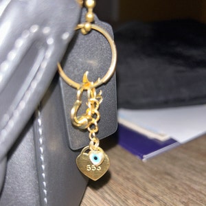 Personalized Angel Numbers Keychain, Custom Keyring With Angel Numbers ...