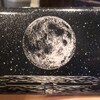 Nintendo Switch Lite Skin Full Moon // Black and White Moon Nintendo ...