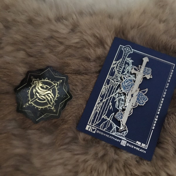 Roses of the Broken Sword | 80mm Enamel Pin - Etsy