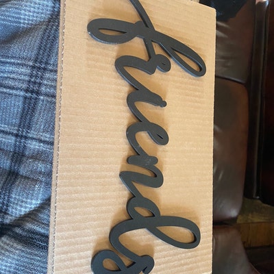 Friends Sign, Family Wood Sign, Friends Wall Decor, Thanksgiving Decor ...